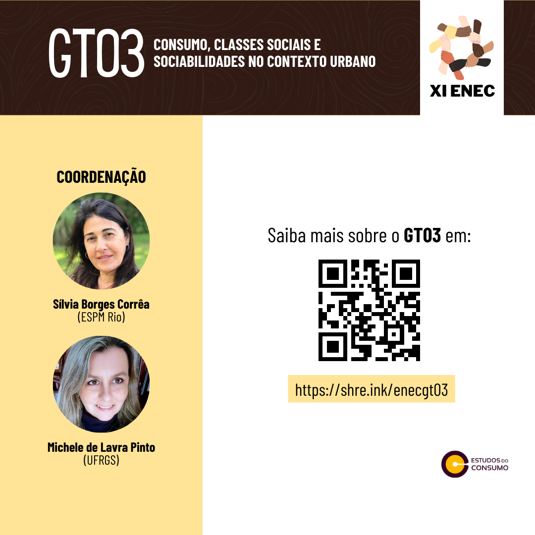 Conheça mais sobre o GT03 – Consumo, Classes Sociais e Sociabilidades ...